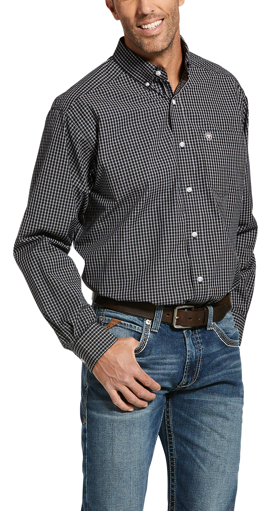 Ariat Pro Series Inbrook Button-Down Long-Sleeve Shirt for Men | Cabela's
